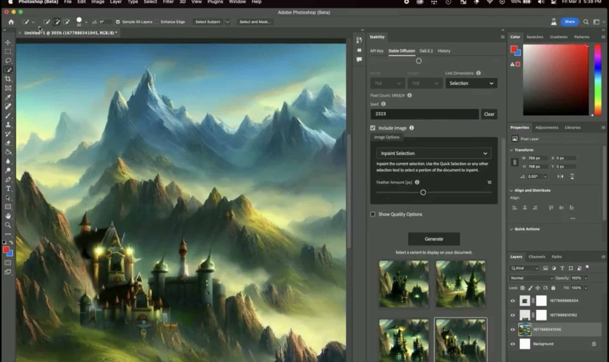 Plugin oficial de Stable Diffusion para Photoshop