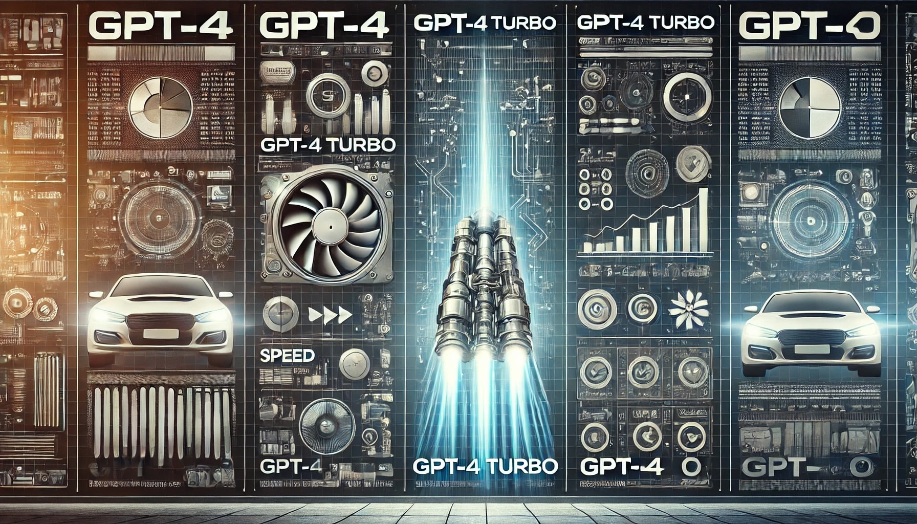 Comparativa de modelos GPT-4, GPT-4 turbo y GPT-4o - Noticias AI