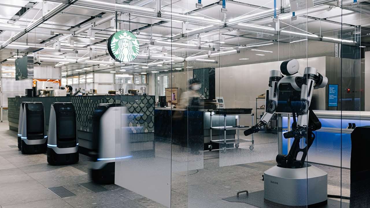 Robots al servicio en Starbucks: La innovación tecnológica de Naver ...