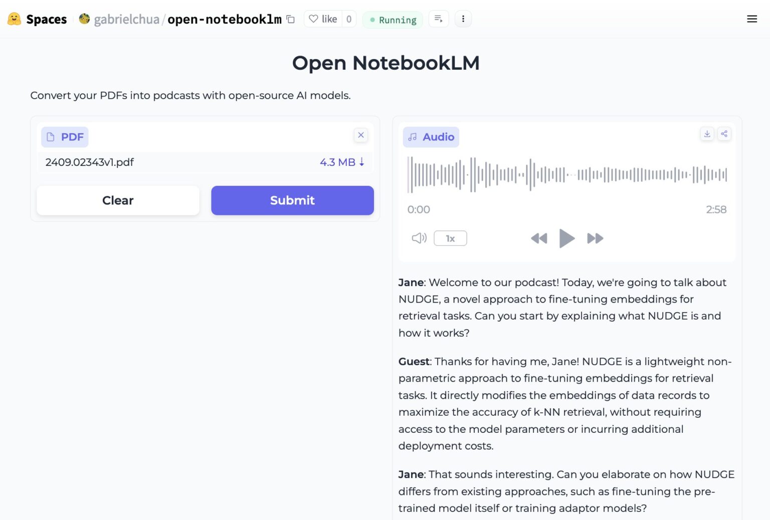 Open NotebookLM: Convierte cualquier PDF en un podcast personalizado en ...