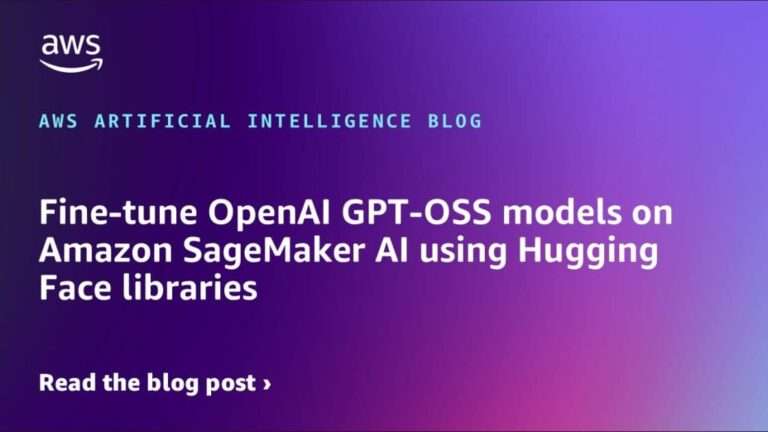 Optimización de Modelos OpenAI GPT-OSS en Amazon SageMaker AI con Bibliotecas de Hugging Face ...