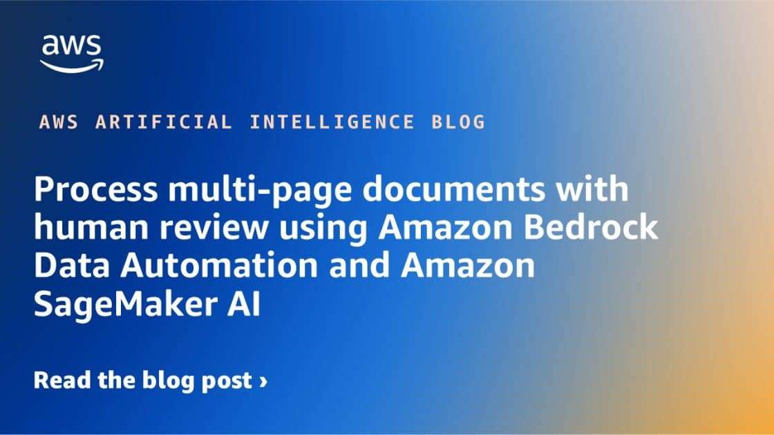 Optimización del Procesamiento de Documentos Multipágina con Revisión Humana Usando Amazon ...